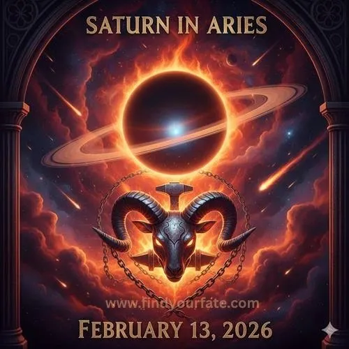 Saturn Enters Aries 2026: Discipline Through Fire and the Rise of Self ...